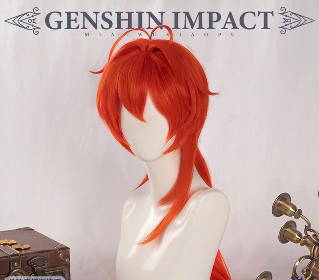 Genshin Impact Diluc Costume, Cosplay Party - Etsy