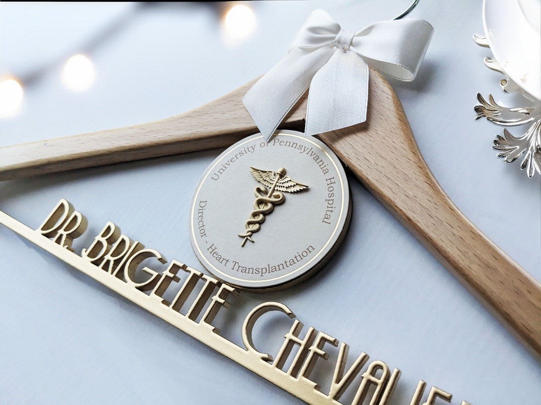 White Coat Hanger, Medical Hanger, Doctor Hanger, Doctor Gift, Med ...
