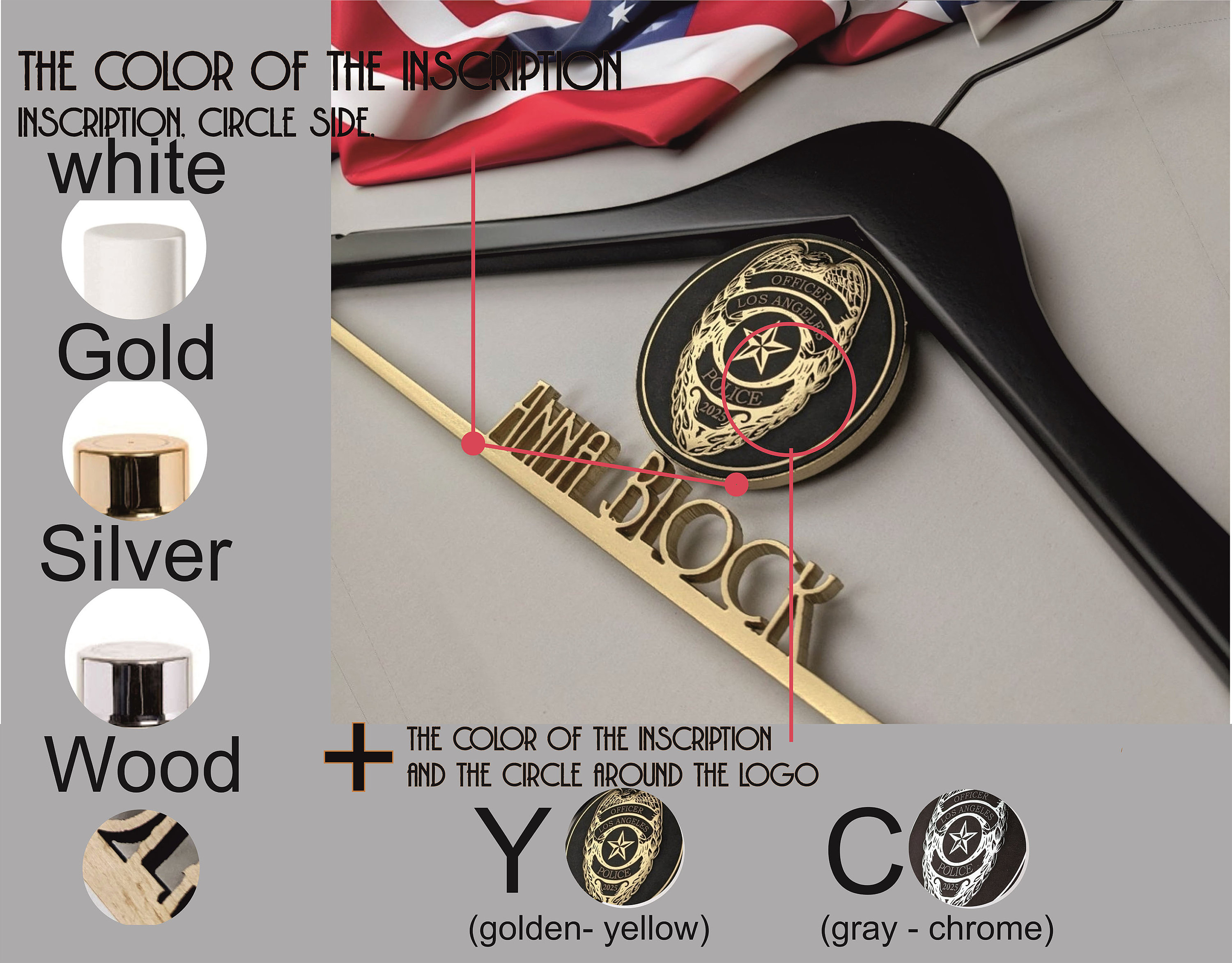 Officer Gift, Officer Hanger, Police Academy Graduation Gifts, Cop ...