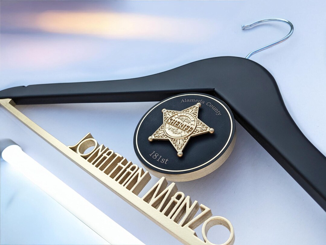 Sheriff Gift, Sheriff Hanger 3d, Sheriff Graduation Gifts, Deputy ...