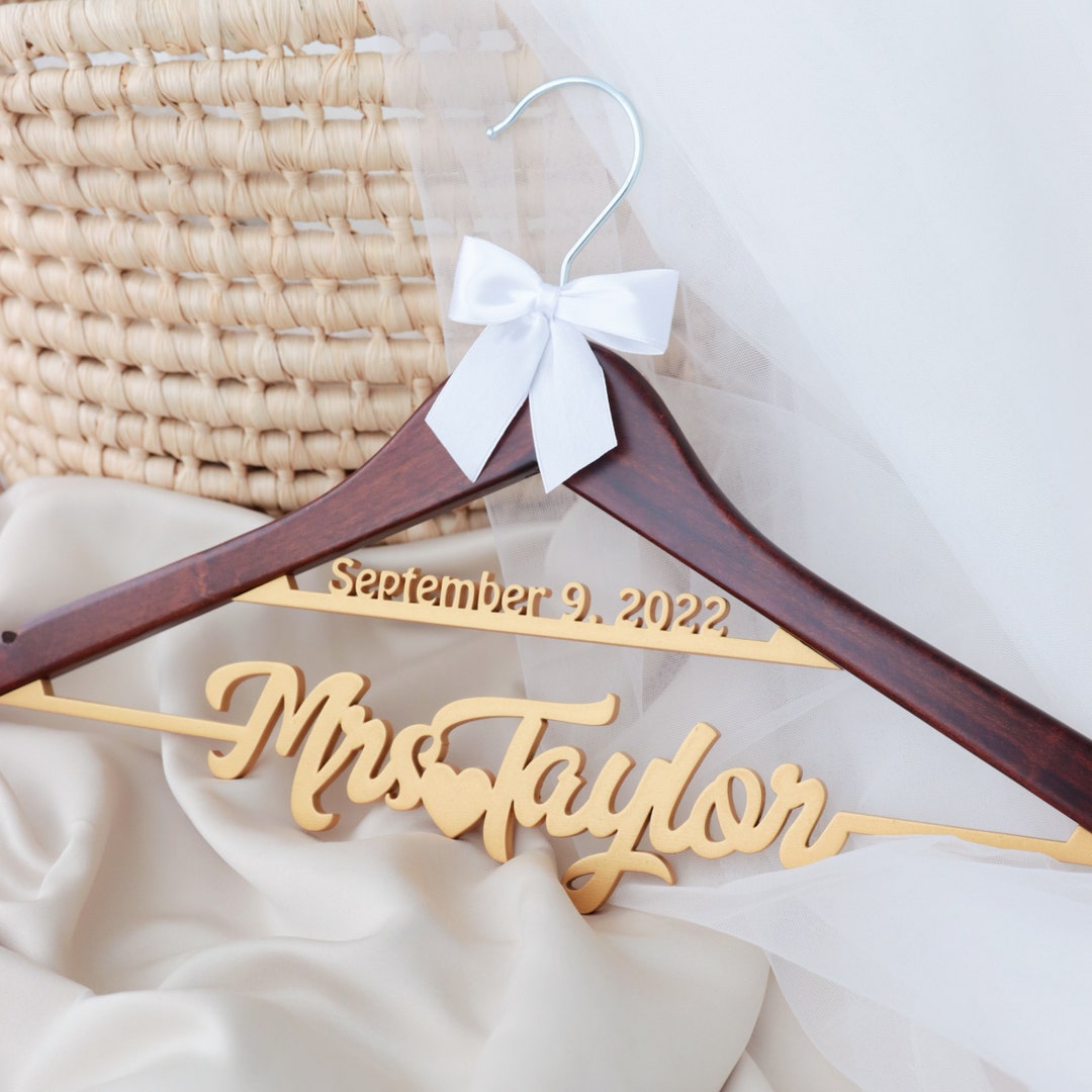 Wedding Hanger, Bridal Dress Hanger, Bride Hanger, Bridal Hanger,bride ...