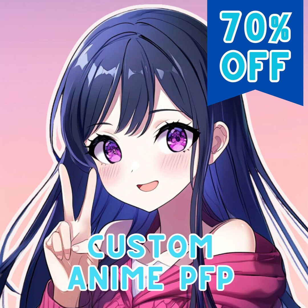 CUSTOM Anime PFP Anime Avatar PFP Art Twitch Profile Picture ...