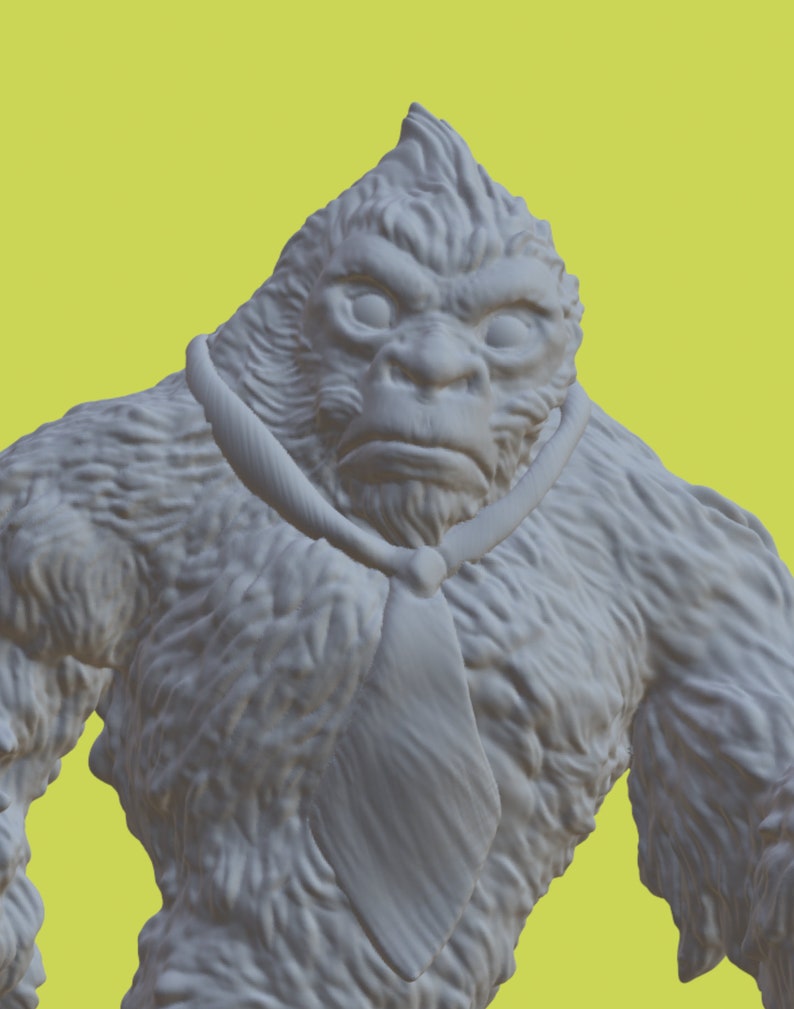 Sasquatch Tabletop Mini (DIGITAL FILE ONLY for 3d Printers) W Bonus Sas ...