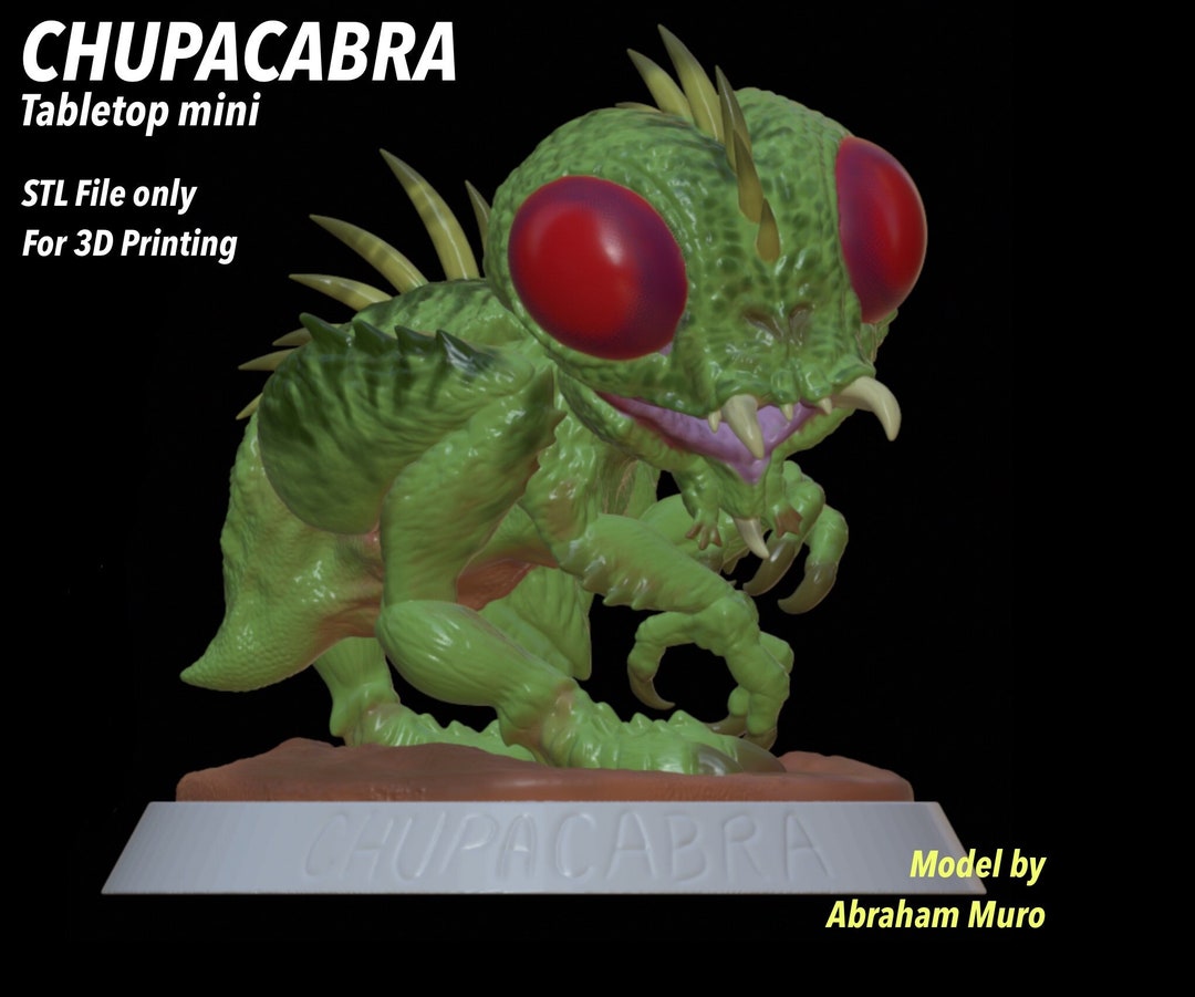 Chupacabra Tabletop Mini (DIGITAL FILE ONLY for 3d Printers) - Etsy