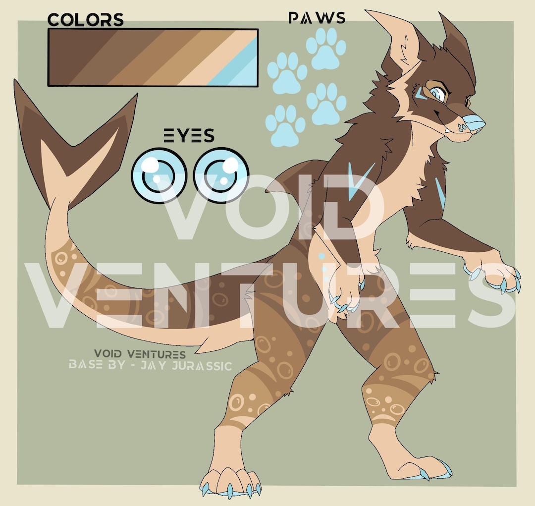 Shark Dog Furry Adopt Fursona Adoptable Character - Etsy