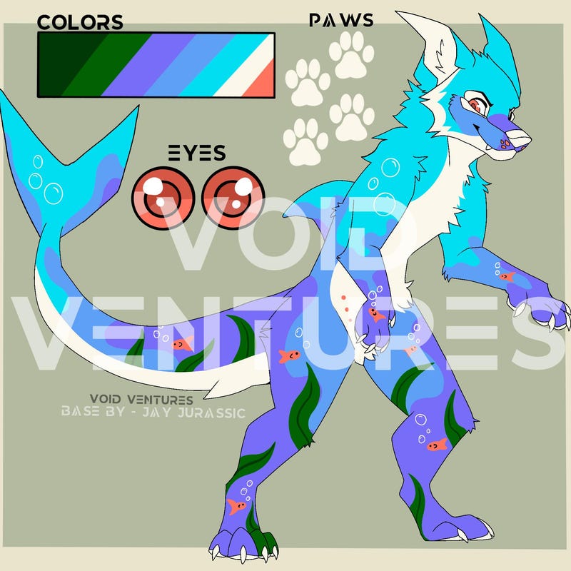 Shark Fursona - Etsy