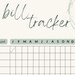 2024 Yearly Bill Tracker - Etsy