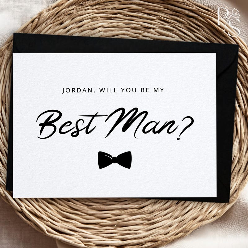 Best Man Card - Etsy UK