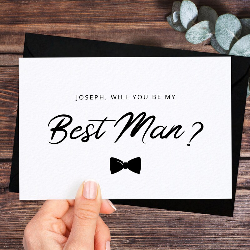 Best Man Card - Etsy UK