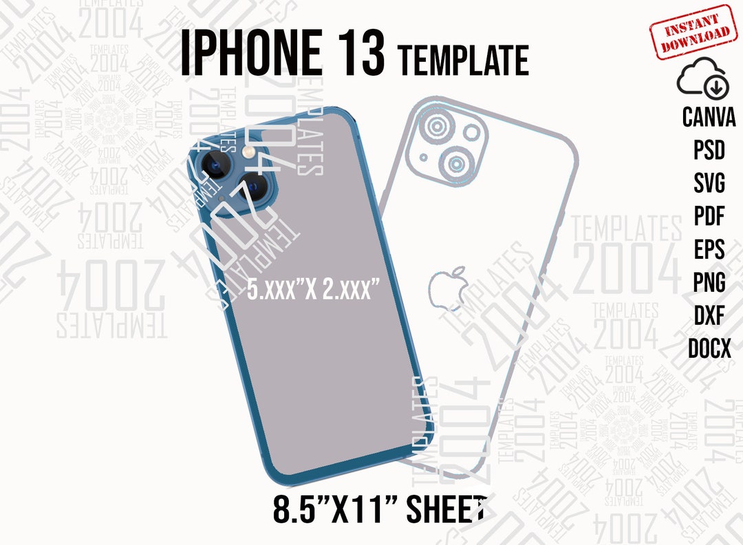 IPhone 13 Template, iPhone Template, Phone Case Template, iPhone 13 Svg, Phone Case Svg, Word ...