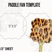 Paddle Template, Paddle Svg, Paddle Fan Template, Paddle Svg, DXF, PNG ...