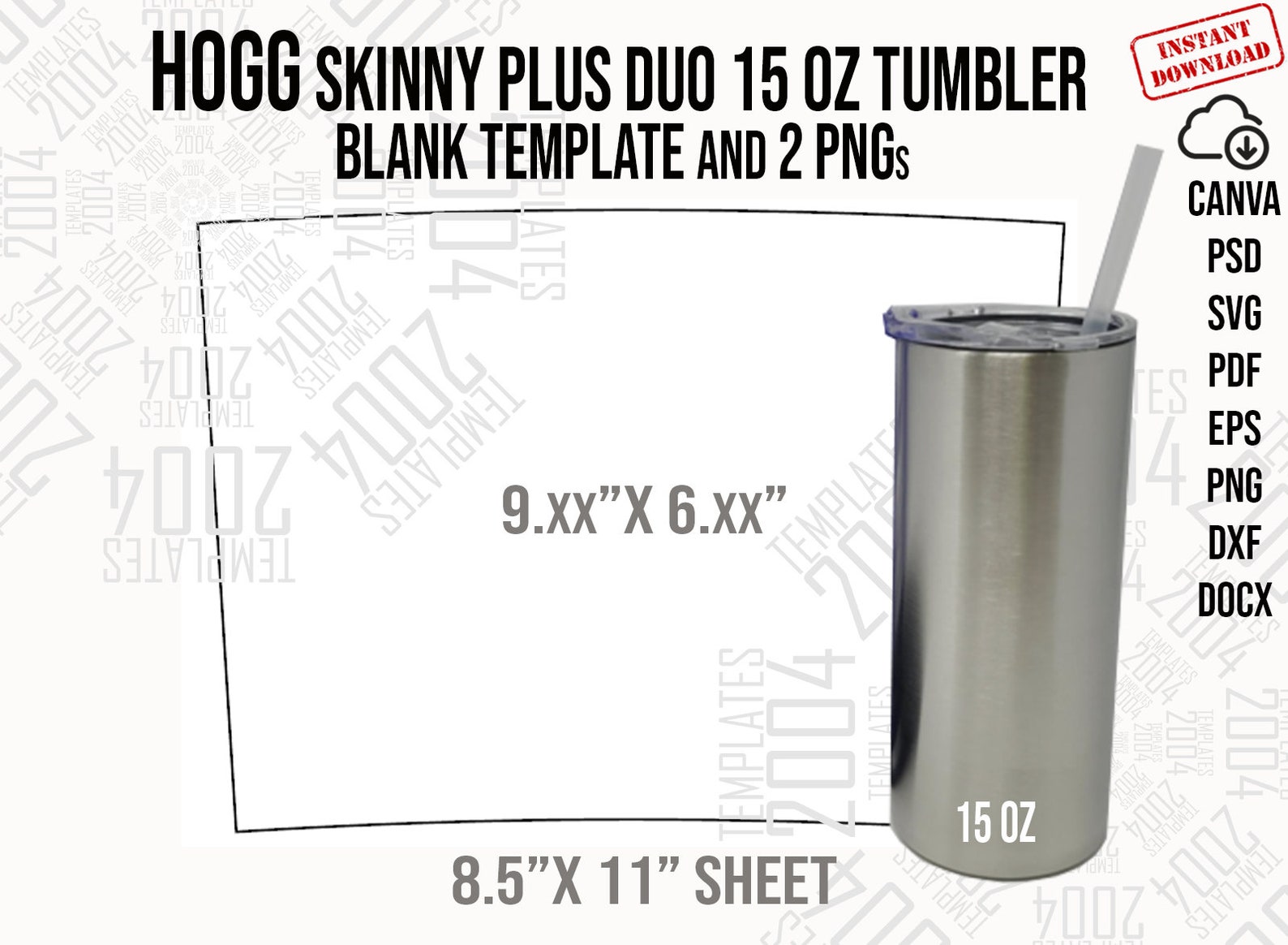 Hogg Bundle 13 Templates for Sublimation Tumblers Svg, Png, Dxf, Docx ...
