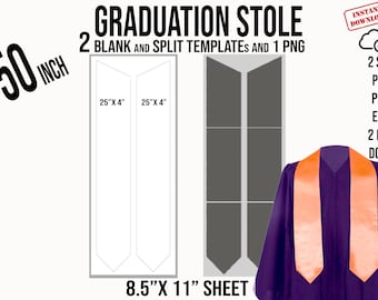 Stole Template, Stole Graduation Custom, 70 Graduation Stole Template ...