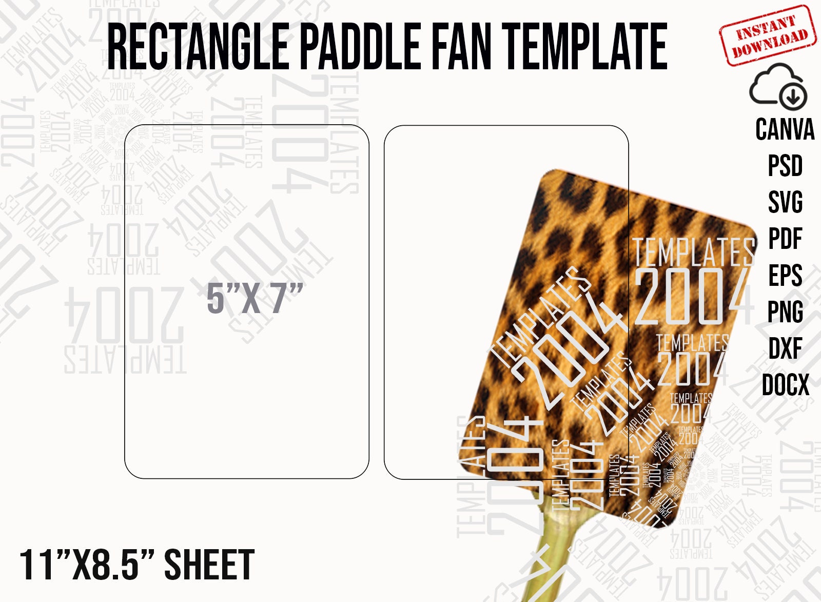 Paddle Bundle Fan Template, Paddle Template, Paddle Bundle Template ...