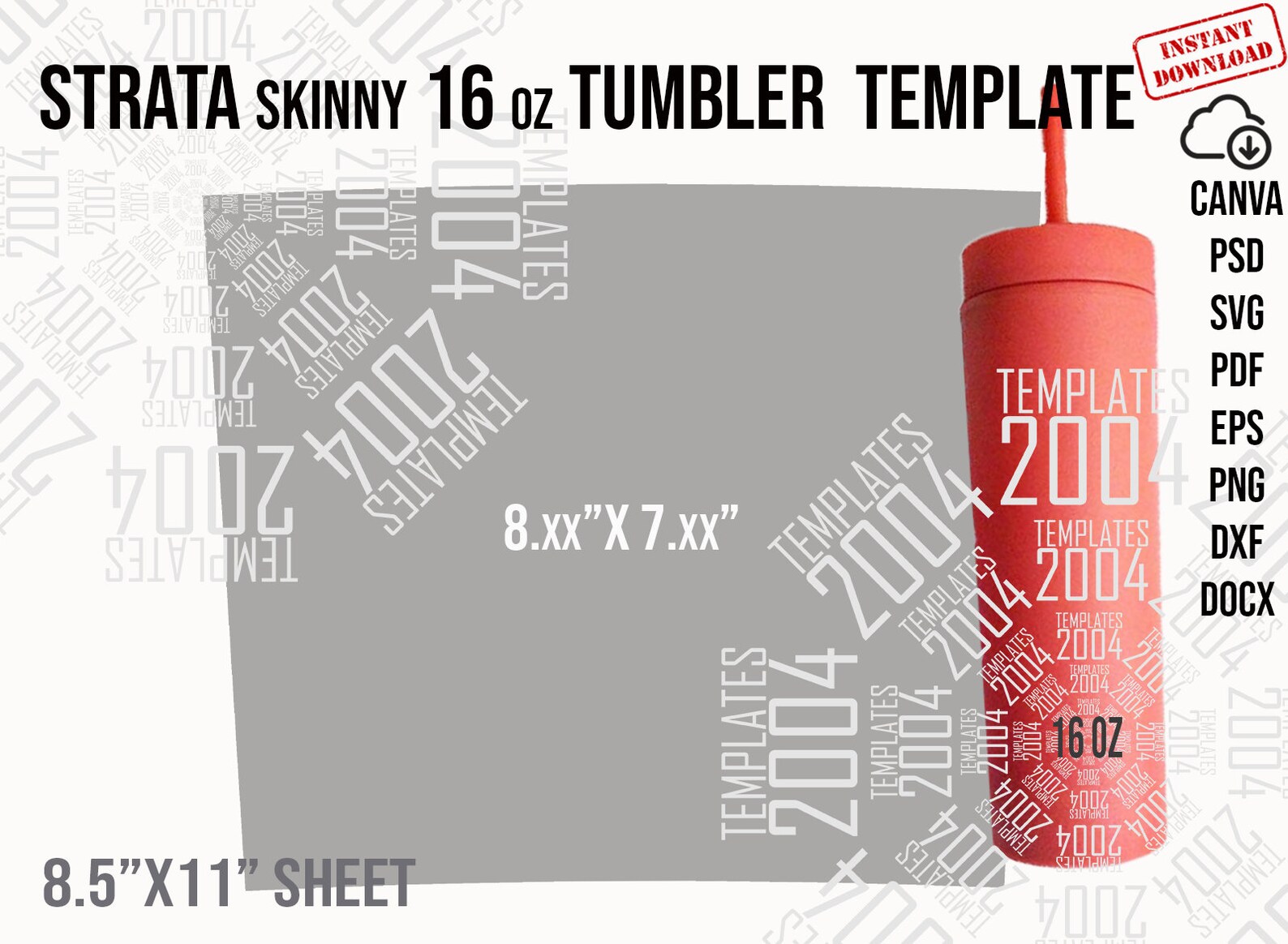 Strata Bundle Svg, Bundle Template, Strata 16 Oz Svg, Strata Skinny 16 ...