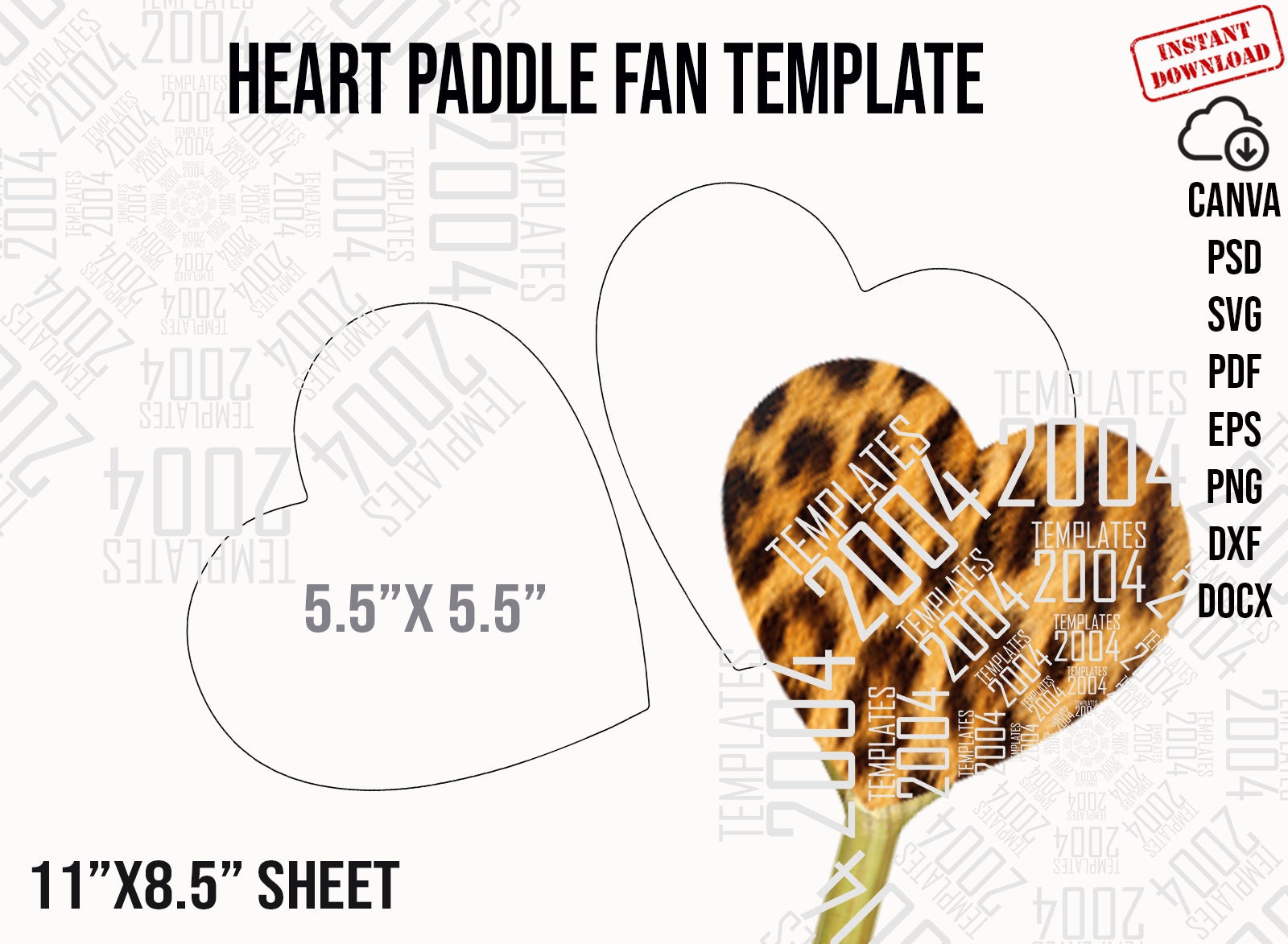 Paddle Bundle Fan Template, Paddle Template, Paddle Bundle Template ...