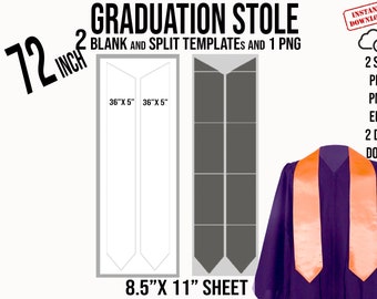 Stole Template, Stole Graduation Custom, 70 Graduation Stole Template ...