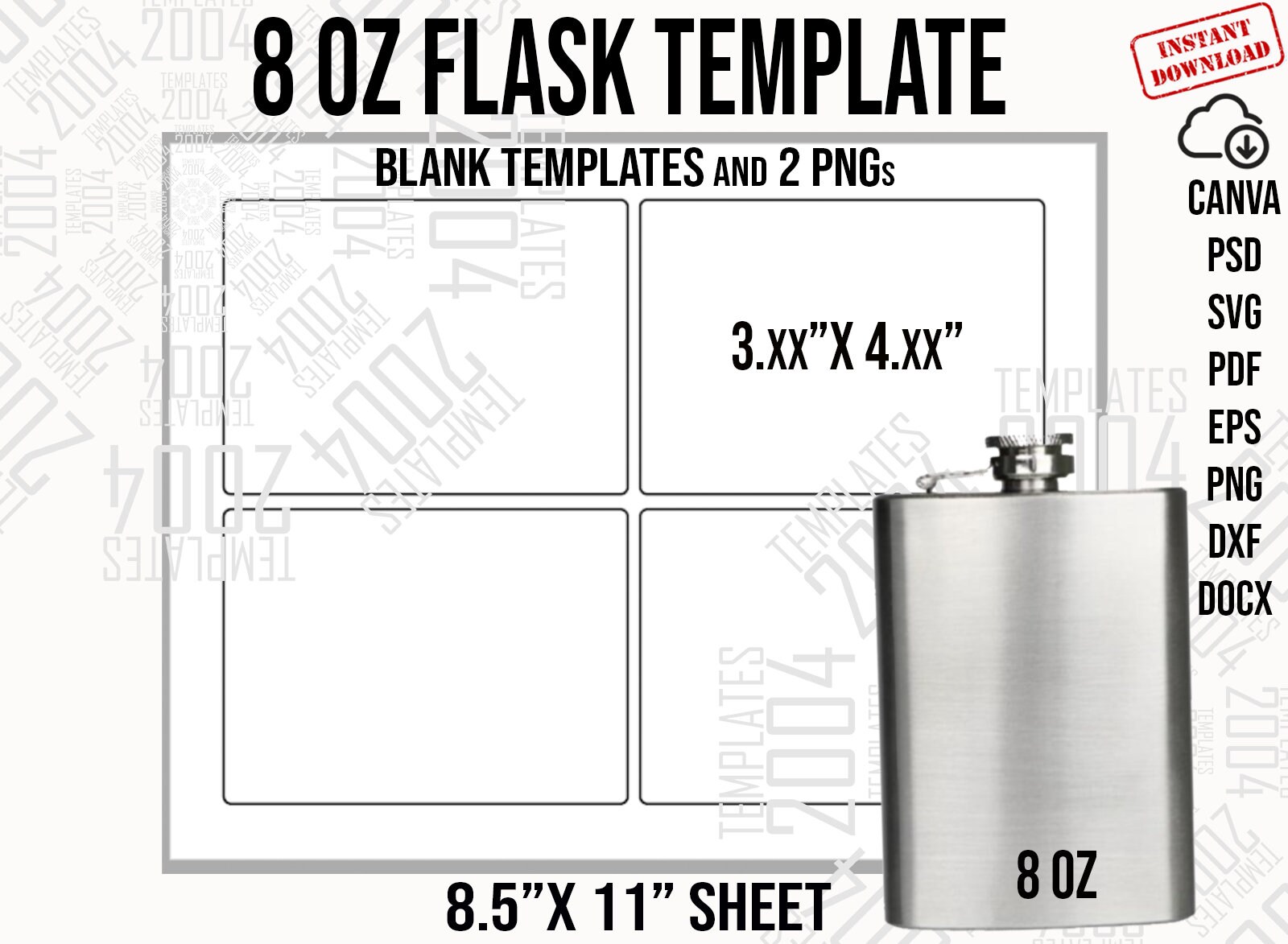 Flask Template, Bundle Flask Svg, Bundle Flask Template, Flask 5,6,7,8 ...