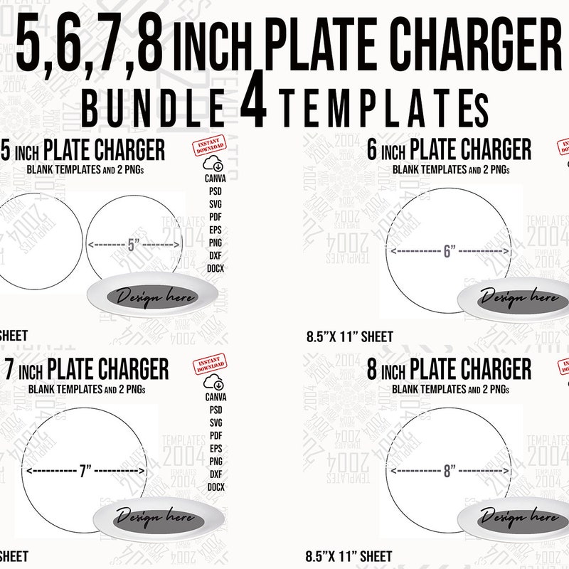 Plate Chargers - Etsy