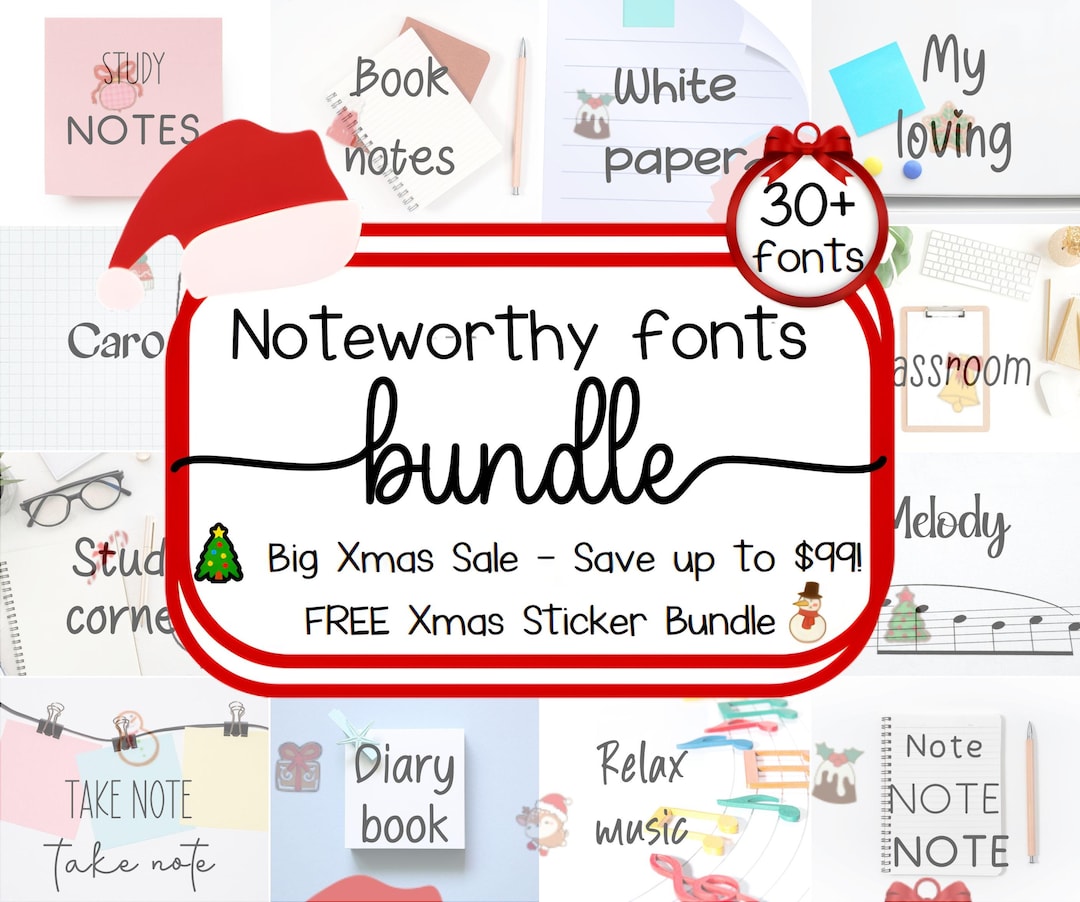 30+ Handwritten Fonts Mega Bundle: Teacher & Planner Fonts, Handwriten ...
