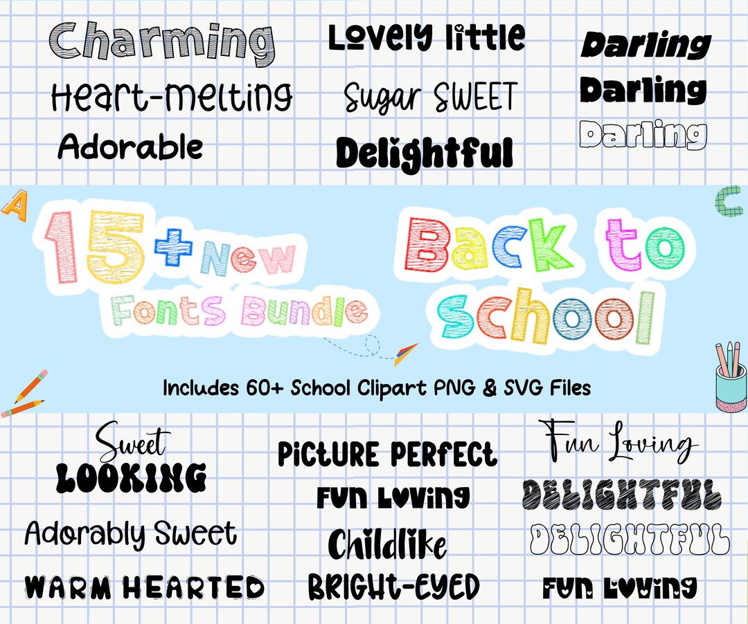 15+ New Take Notes Fonts Bubdle, Font Bundle Handwritten Font Goodnotes ...