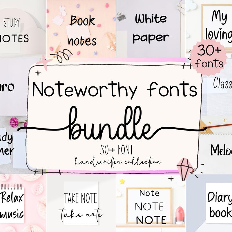 Handwritten Font - Etsy