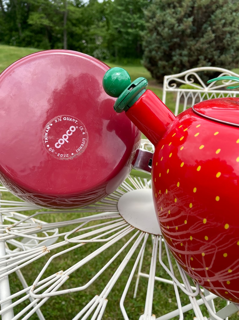 VINTAGE RARE Copco Grape Whistle Tea Kettle - Etsy