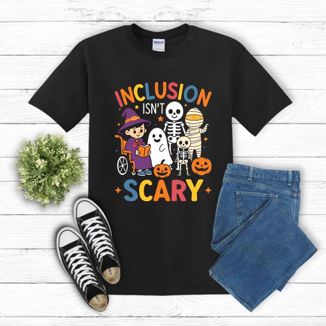 Inclusion Isn't Scary Halloween PNG Files, SLP Halloween Png, Halloween ...