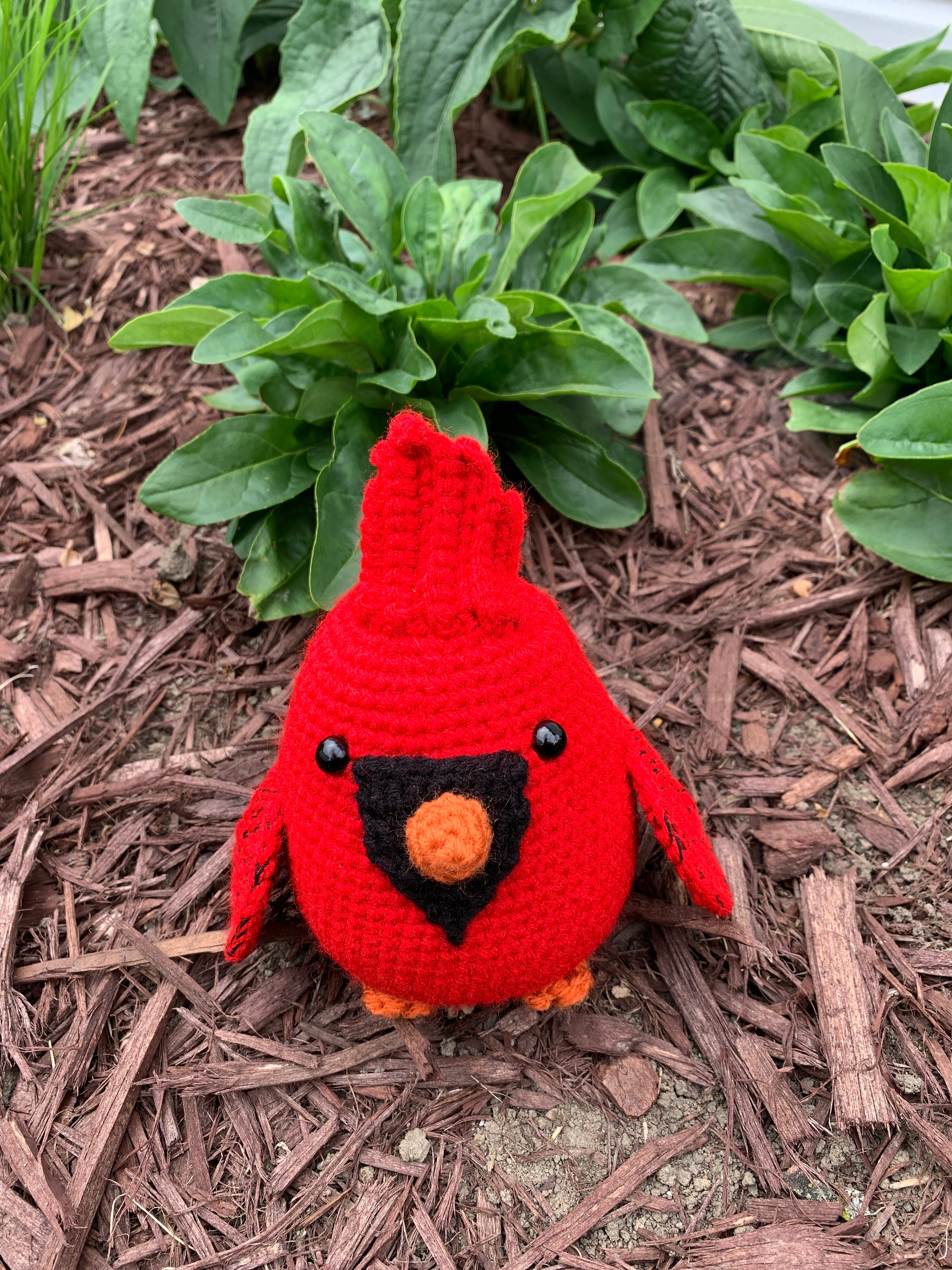 CROCHET PATTERN Cardinal Amigurumi Stuffed Toy - Etsy