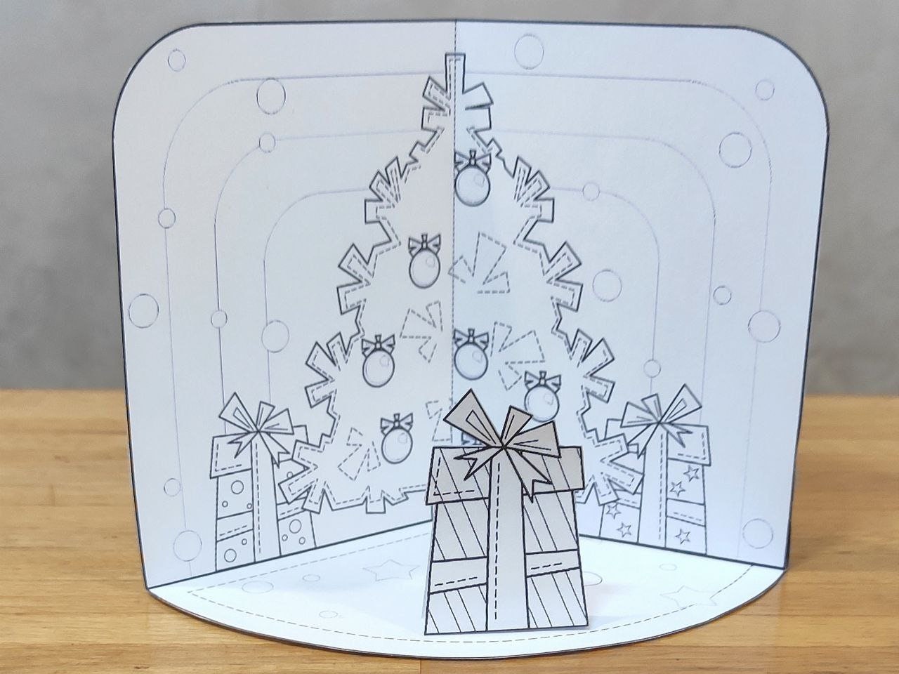 Printable Christmas Diorama – Coloring & Craft Pages for Kids - Etsy
