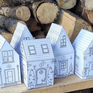 Printable Botanical Paper Village – DIY Houses & Plants Craft Kit ...