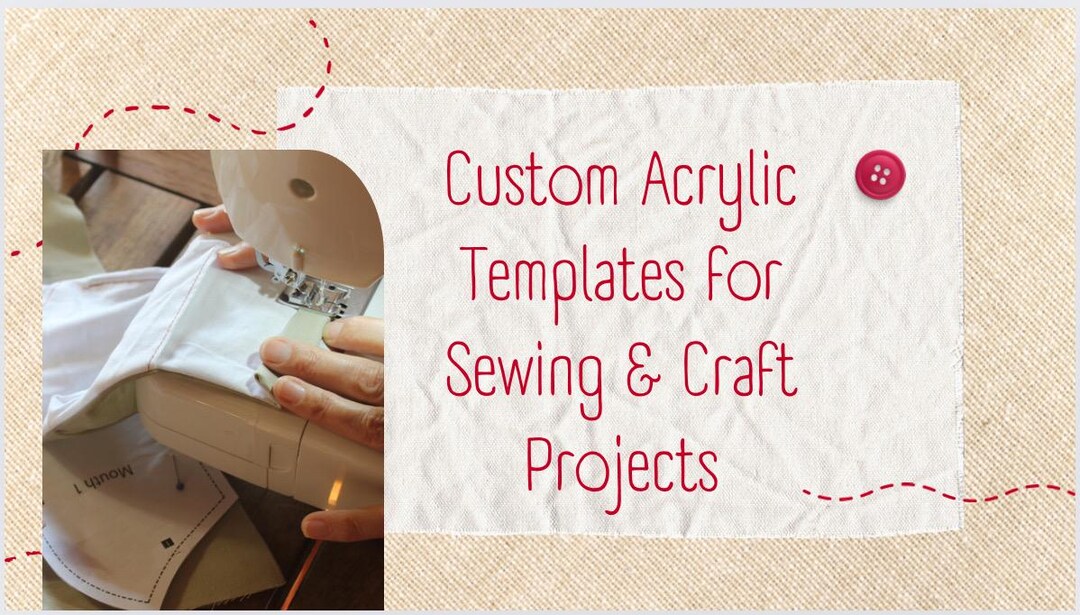 Custom Acrylic Templates for Sewing, Ornaments, Signs, Etc. made to ...