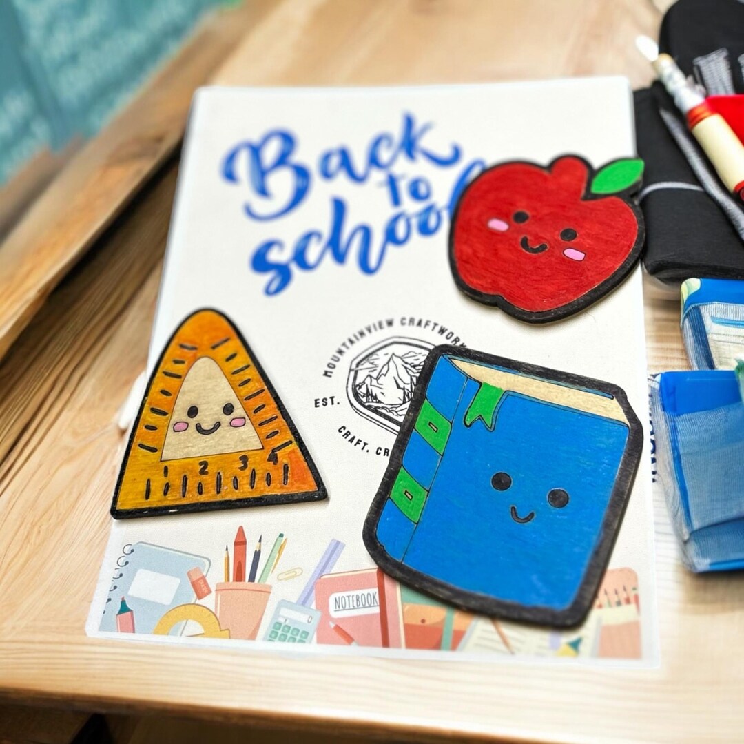 Back to School Magnet Set Teacher Themed Magnets for Classroom Cute ...