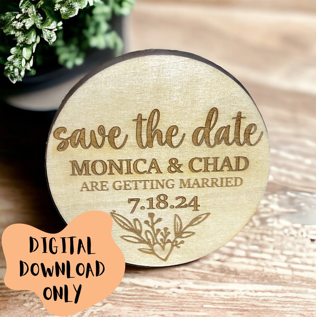 Save the Date Magnet Template DIGITAL FILE ONLY Digital File Download ...