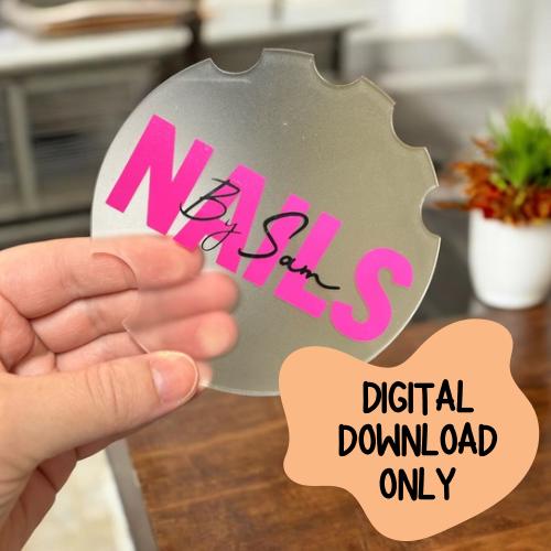 Nailfie Disc Blank Template DIGITAL DOWNLOAD ONLY Zip File Nail Tech ...