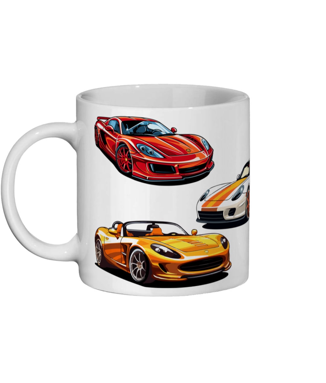 Sports Cars Mug, Unique Gift for Racing Car Fans, Ideal for Children ...