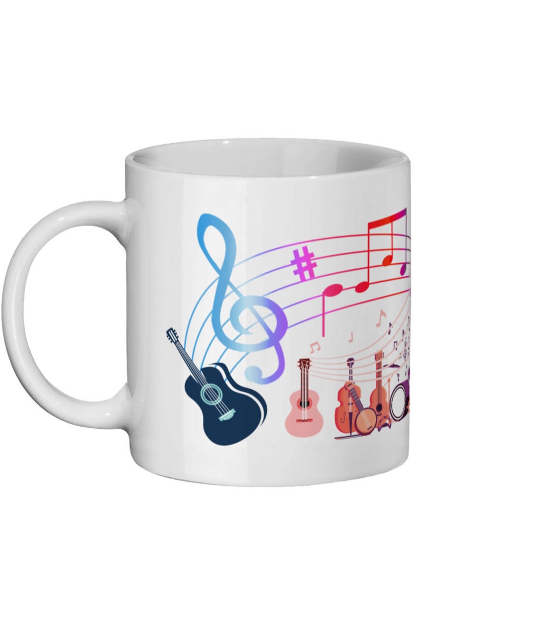 Musical Notes Mug, Unique Gift for Everyone, Ideal for Children ...