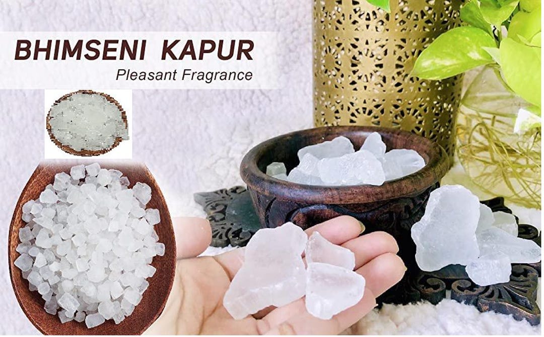 Herbs Original Bhimseni Camphor for Pooja,medication Uses,bhimseni ...