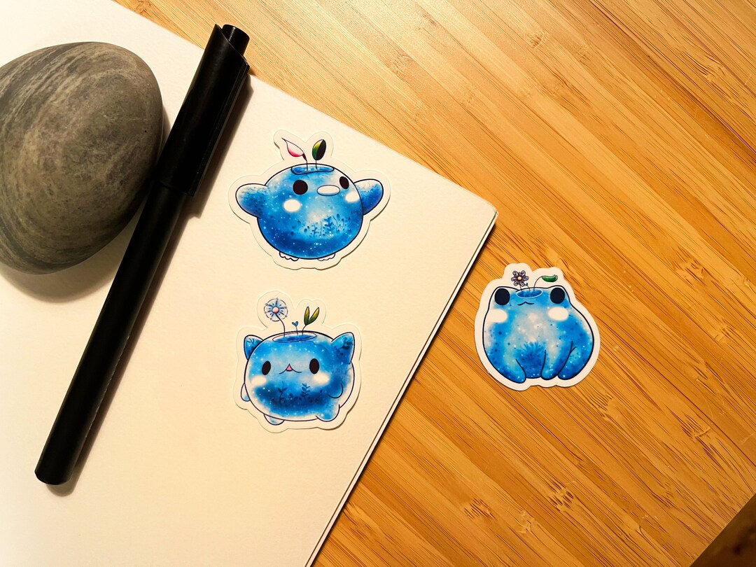 Fishbowl Pets // Animal Sticker Pack // Cute GLOSSY Vinyl Stickers - Etsy