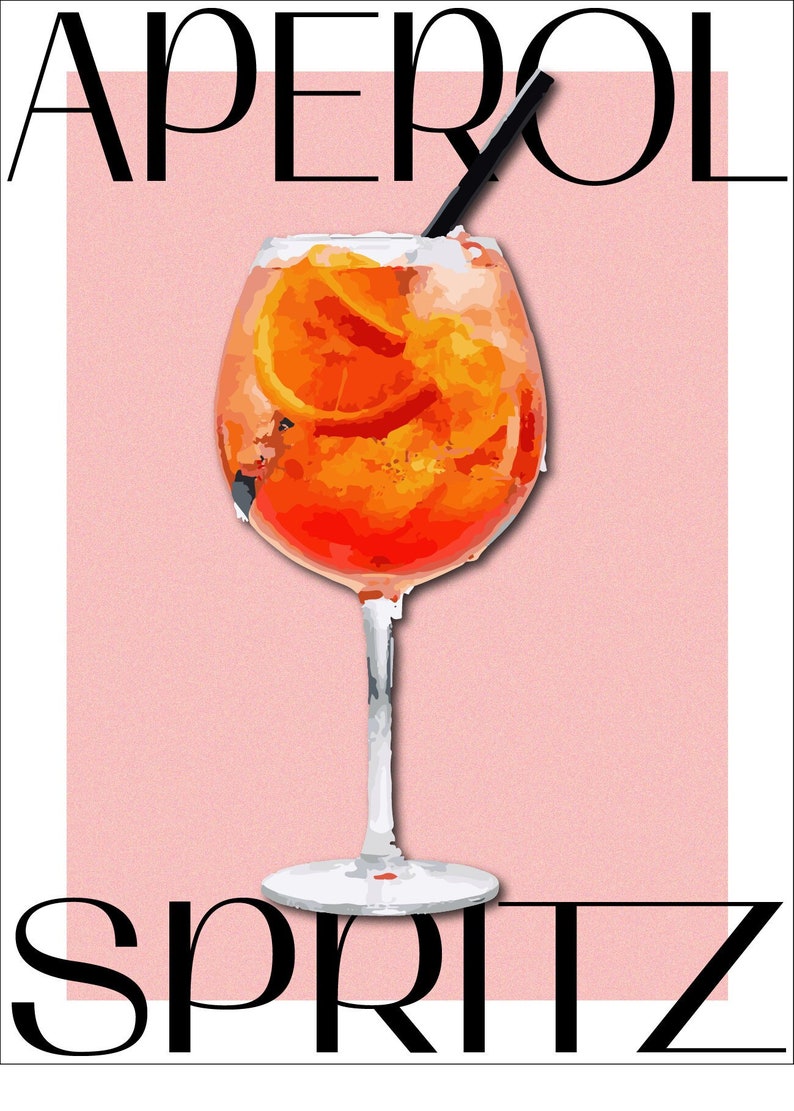 Aperol Spritz Poster - Etsy