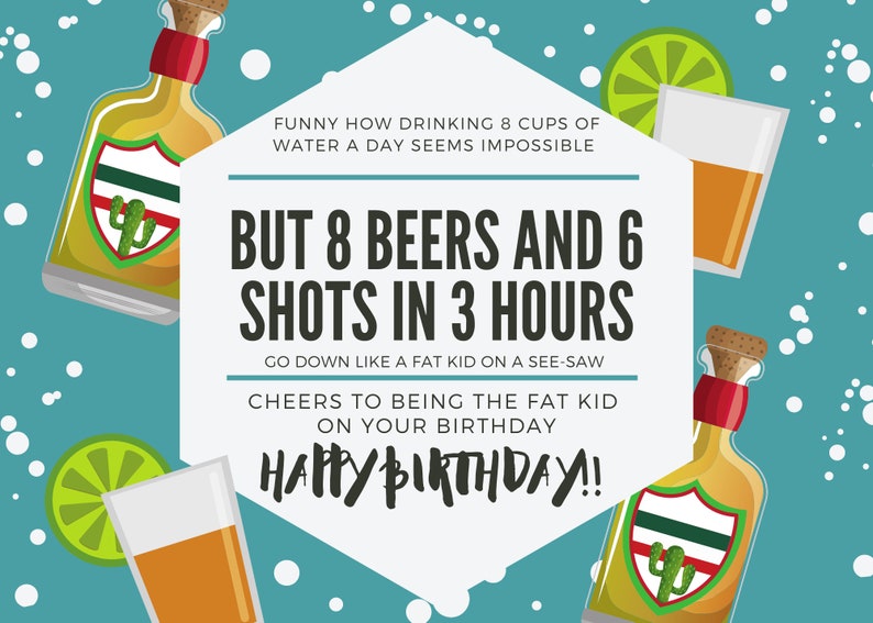 Funny Birthday Card - Etsy