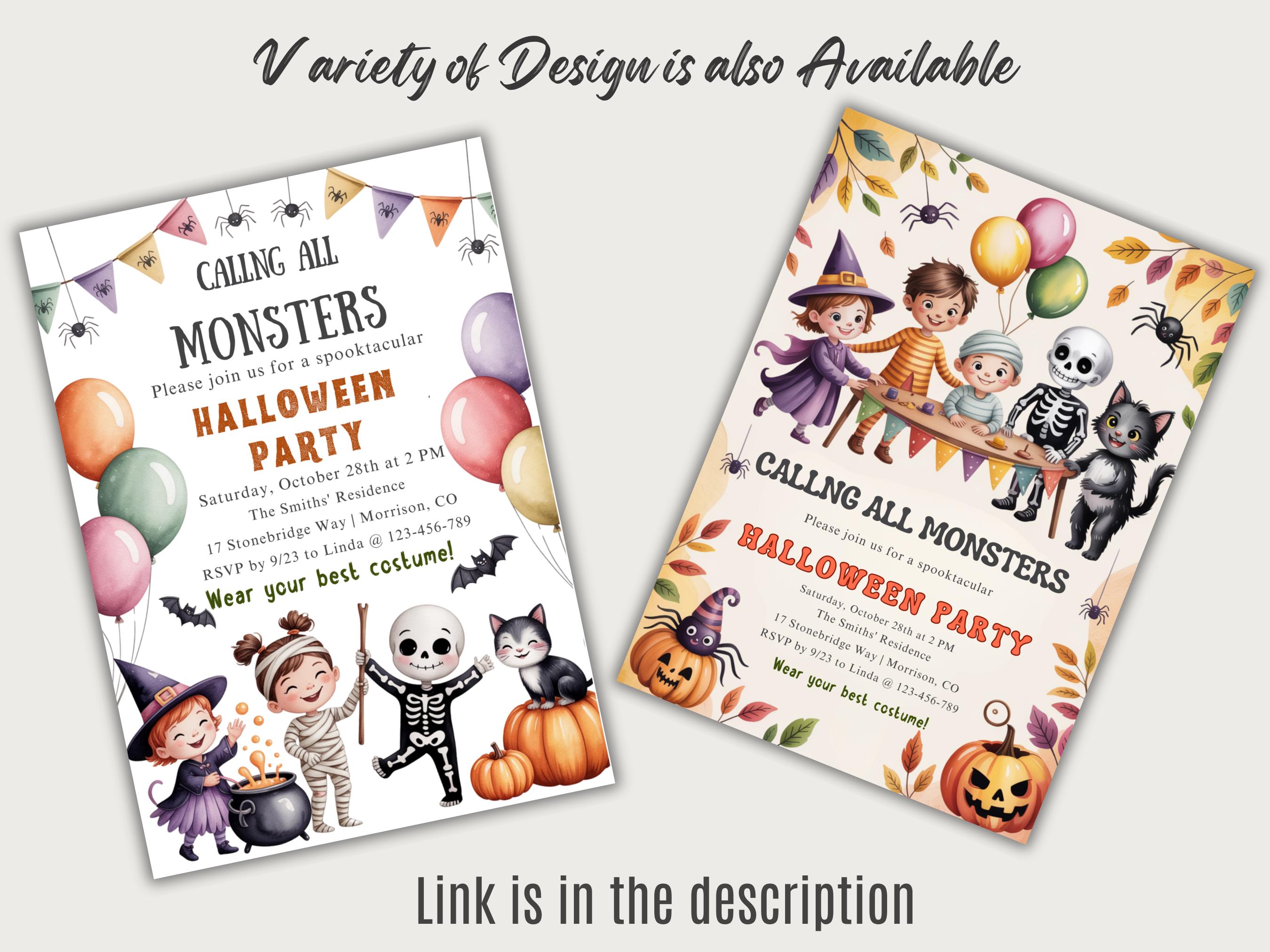 Editable Candy Donation Flyer Template for Kids Halloween Party Trunk ...