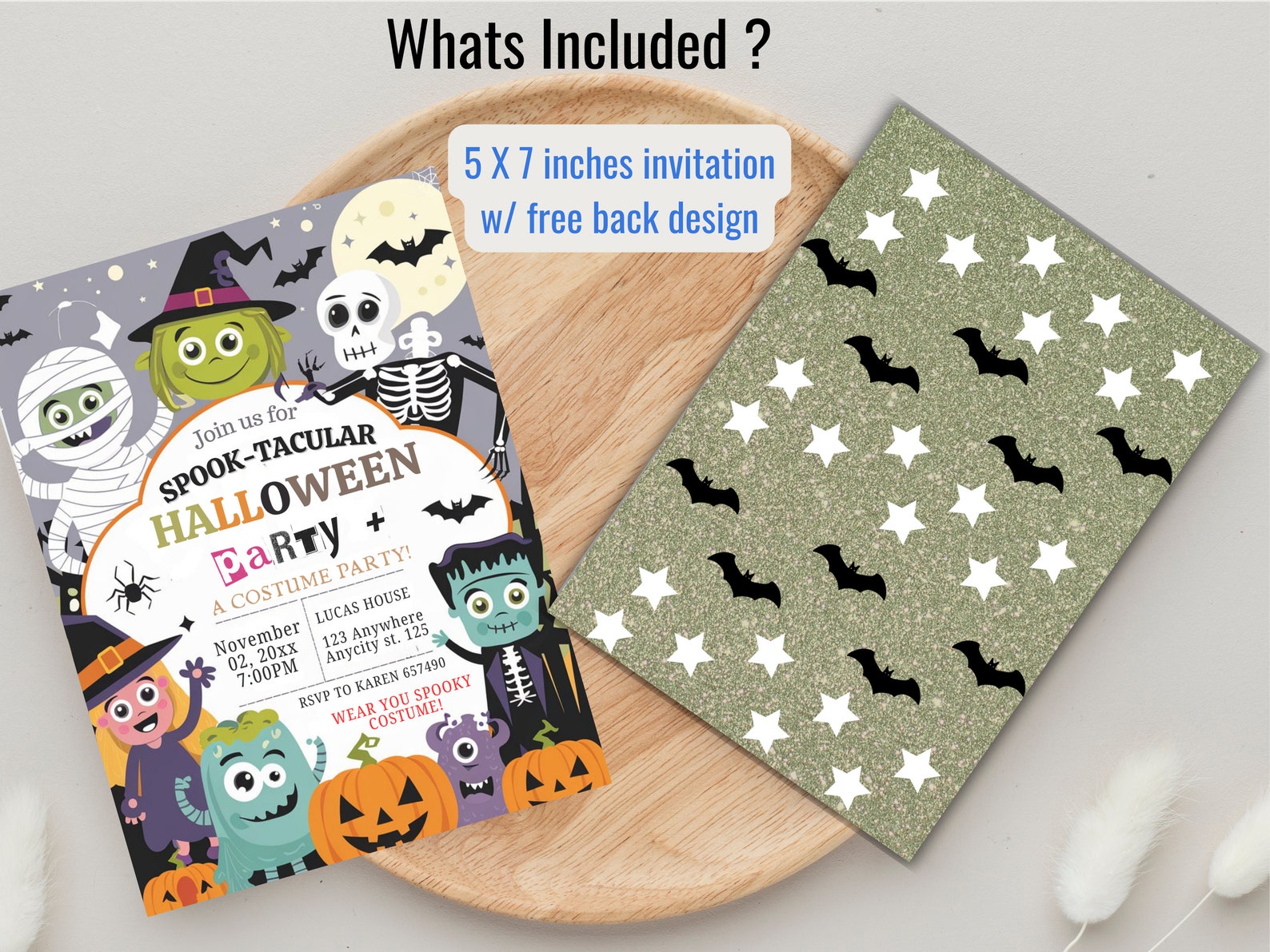 Editable Halloween Invitation Party Editable Party Invitation Template Halloween Party Invite ...