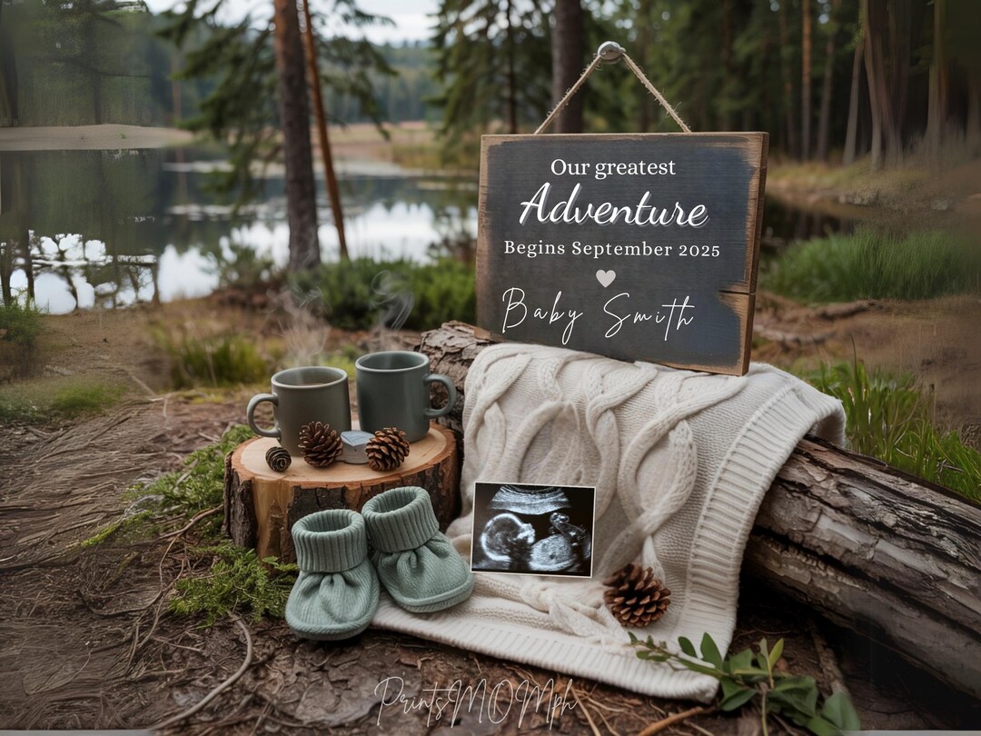 Adventure Pregnancy Announcement Camping Pregnancy Announcement ...
