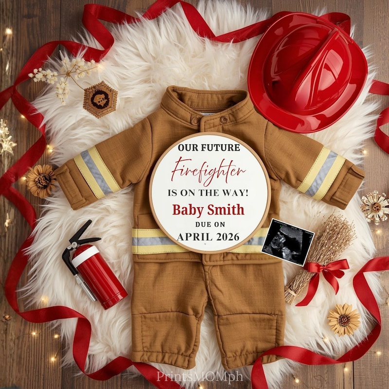 Firefighter Baby - Etsy