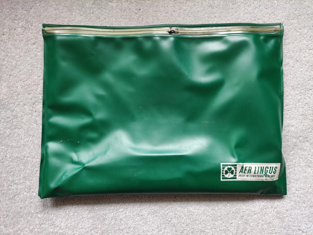 Vintage Aer Lingus Document Wallet 1960s Airline Memorabilia | Retro ...