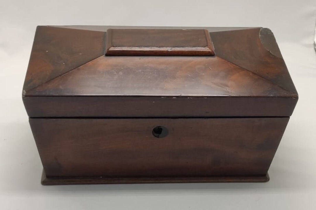 Tea Chest - Antique Caddy - Over 100 Years Old - Etsy