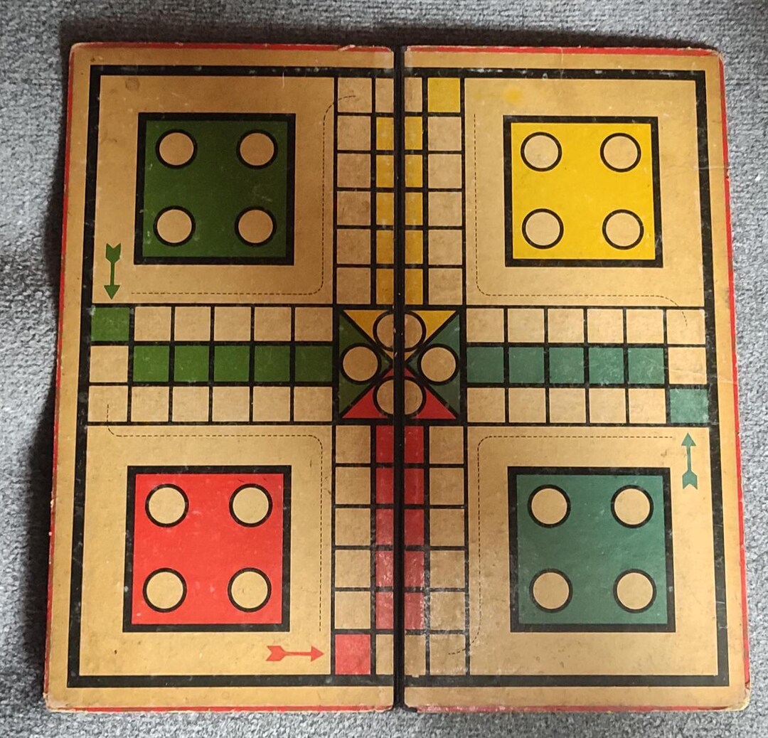 Vintage Ludo Board – Circa 1920 (board Only) - Etsy