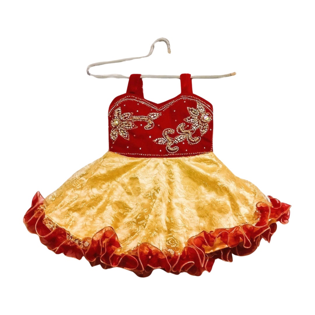 Indian Girl Frock Wedding Frock . Party Dress. Design Net - Etsy