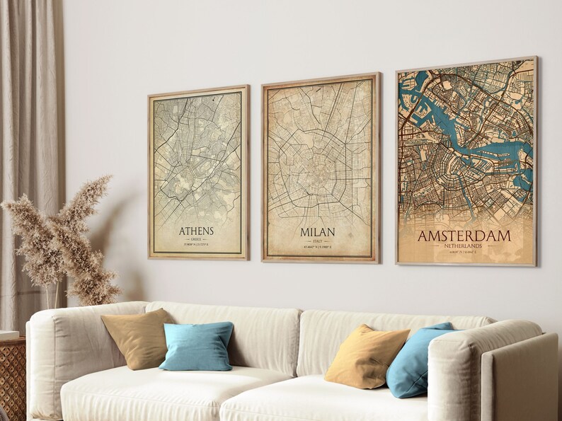 Custom City Map Printable Personalized City Map Any Custom City Map ...